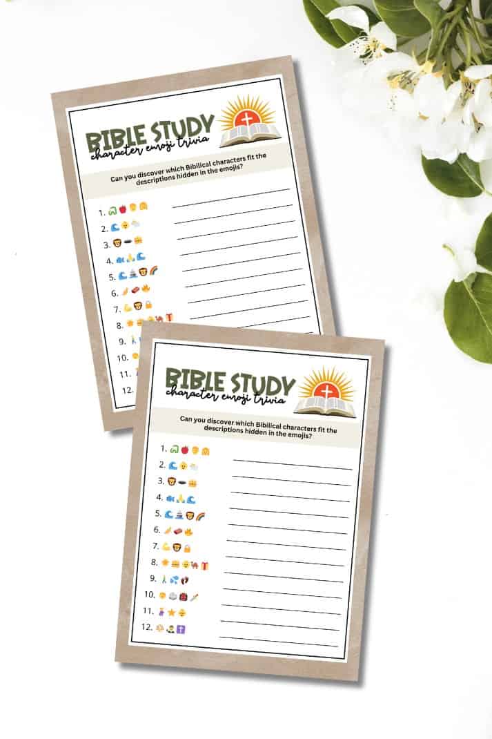 This Bible Emoji Character Quiz Makes The Perfect Church Game!